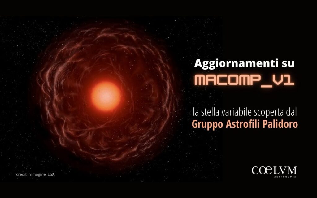 AGGIORNAMENTI Su MaCoMP_V1 - La Stella Variabile Scoperta Dal Gruppo ...