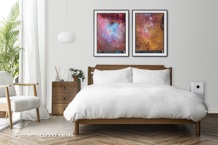 Poster Astronomia Eagle Nebula M16 Nebulosa Aquila 50x70 Deep Sky ...