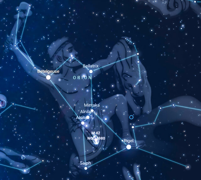 La Costellazione Di Orione: Dove Si Trova E La Cintura Di Orione | Coelum Astronomia