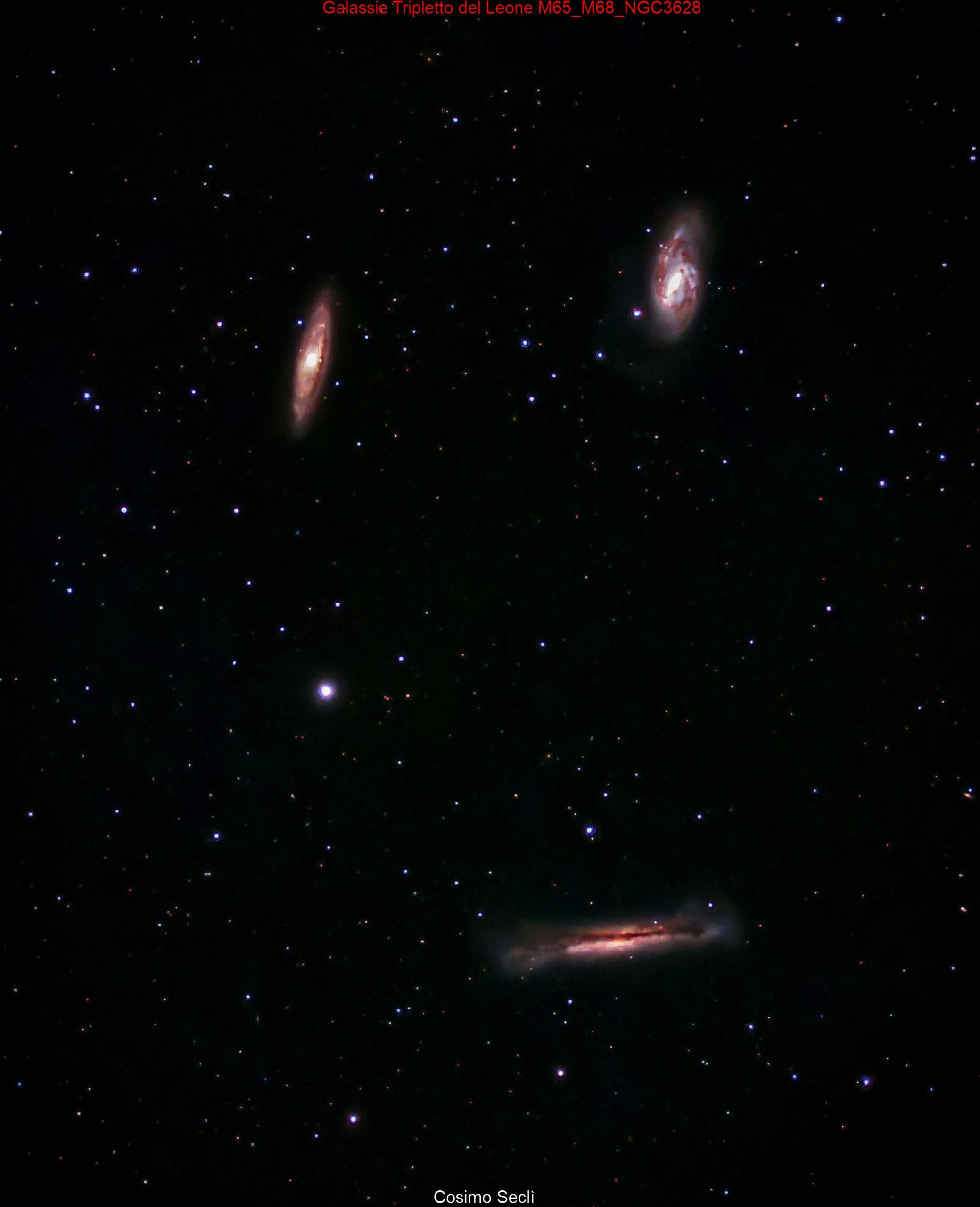 M65-M66-NGC3628 TRIPLETTO DEL LEONE - Coelum Astronomia