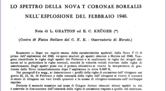 T Coronae Borealis L'esplosione Della Stella Torna Dopo 80 Anni ...